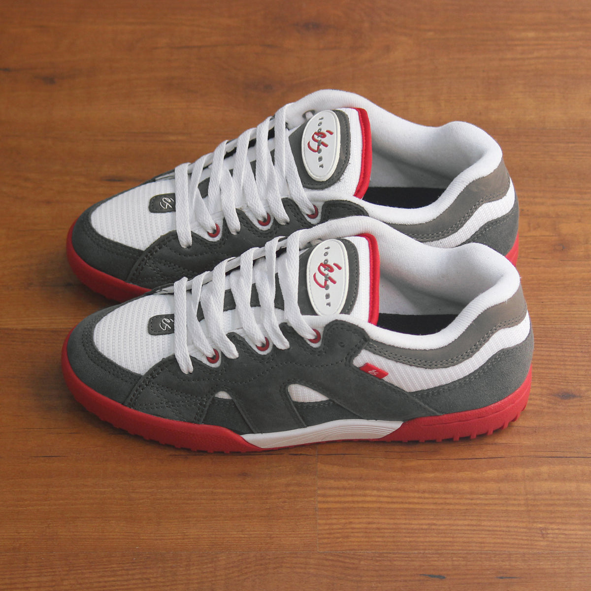 éS ONE NINE 7, White / Grey / Red – FCHSKATE